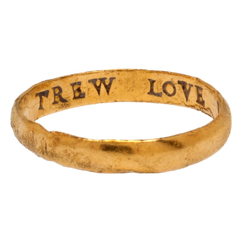 Renaissance Posy Ring "Trew Love Is My Desyre" at 1stDibs | shop trew love