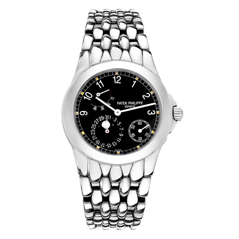 PATEK PHILIPPE Moon Phase and Power Reserve Watch (ref. 5085/1A) at 1stDibs