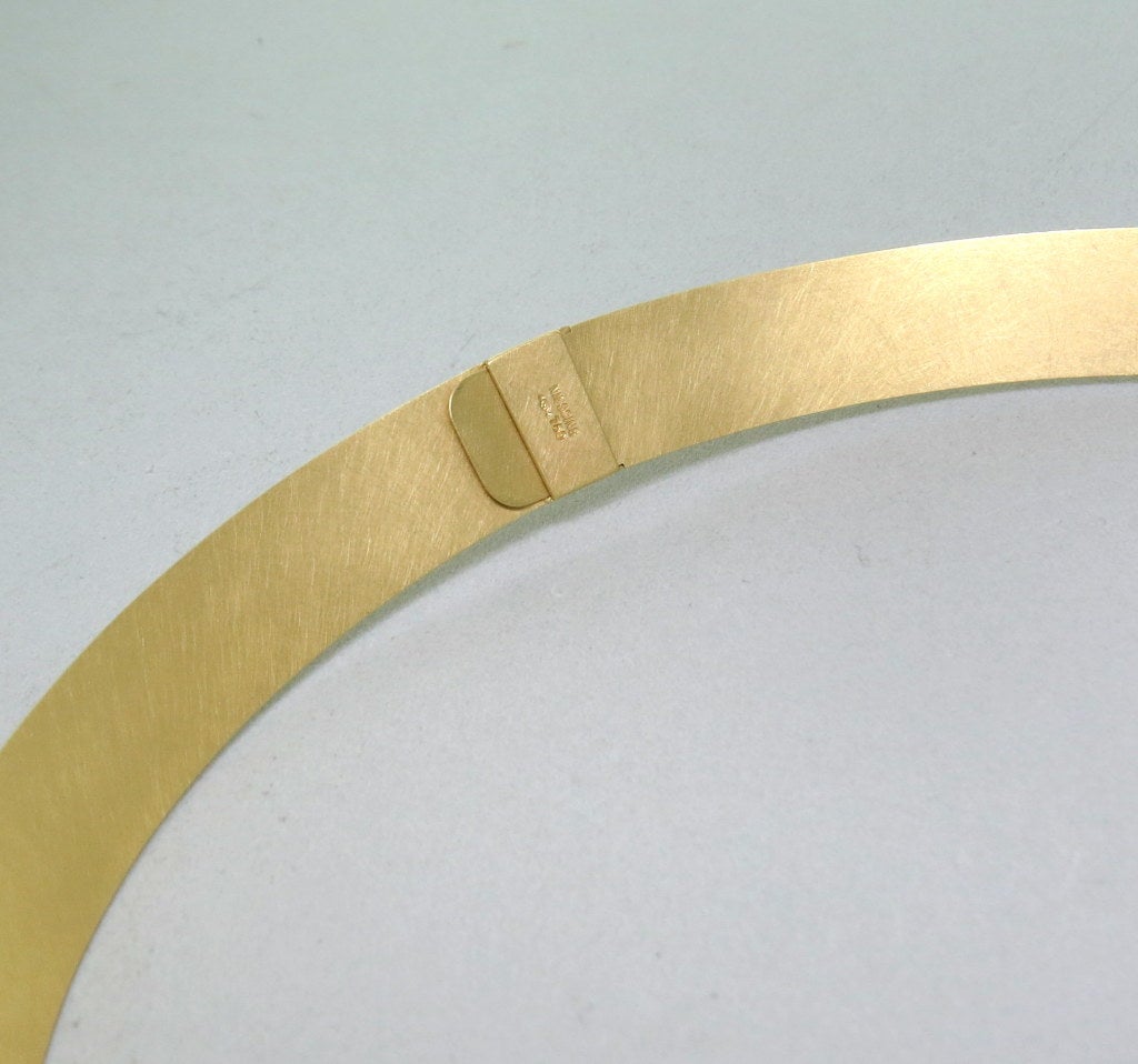 Niessing Gold Collar Necklace at 1stDibs