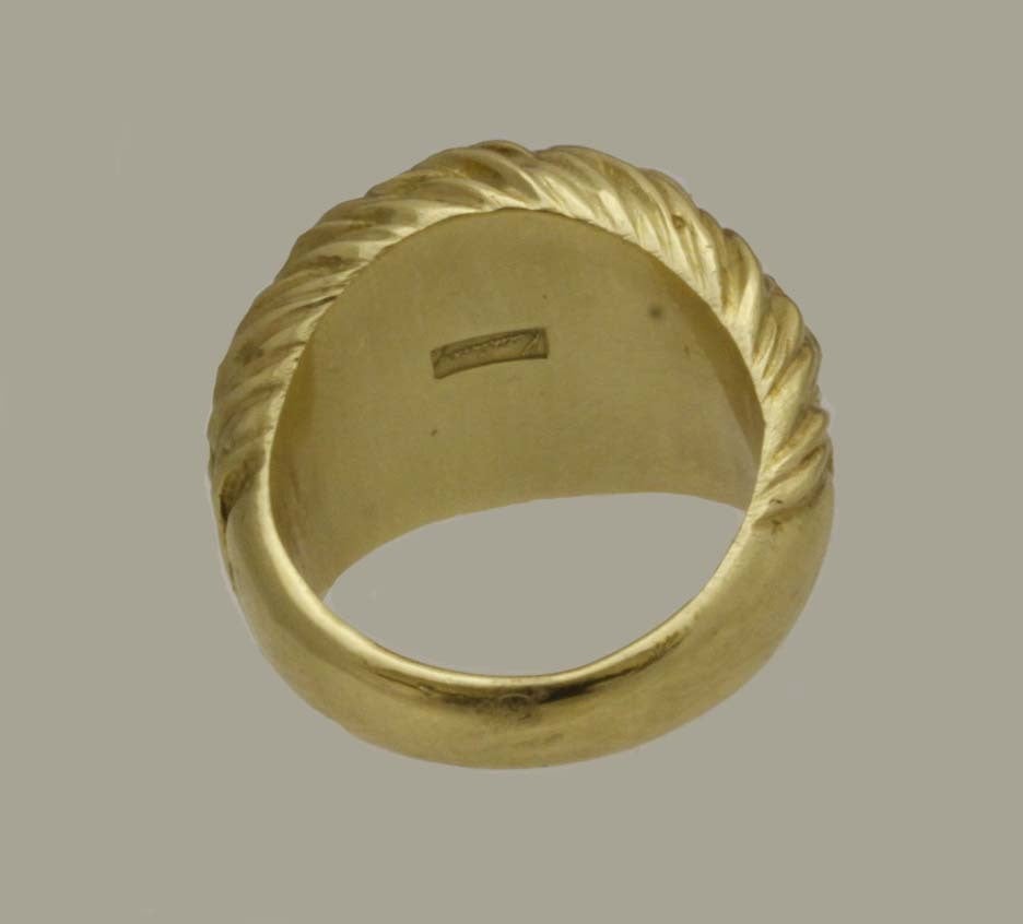 Kutchinsky Gold Dome Ring For Sale at 1stDibs