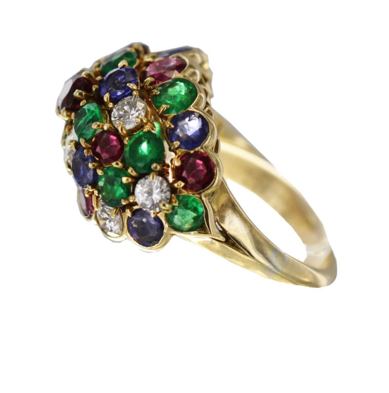 VAN CLEEF& ARPELS Precious Stone Ring at 1stDibs