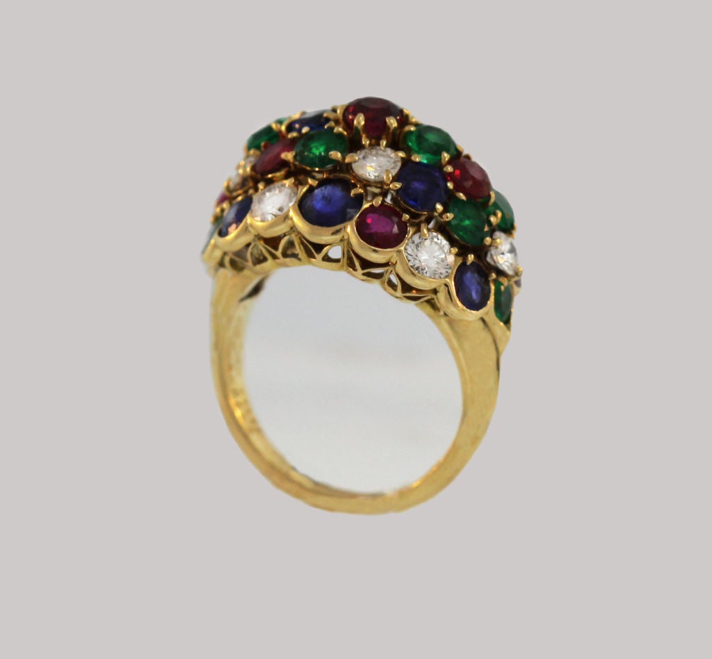 VAN CLEEF& ARPELS Precious Stone Ring at 1stDibs