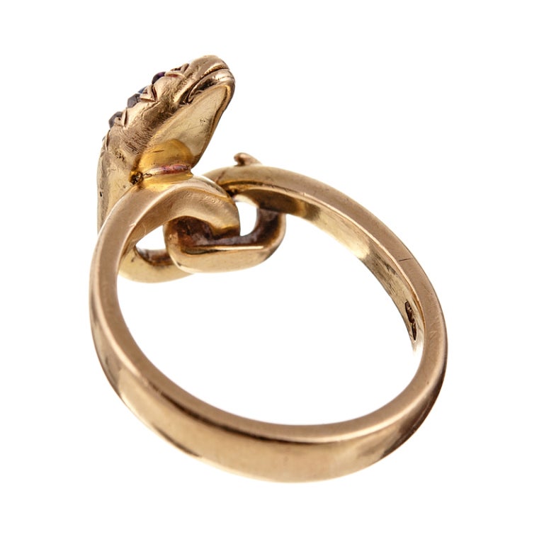 Victorian Snake Ring at 1stDibs