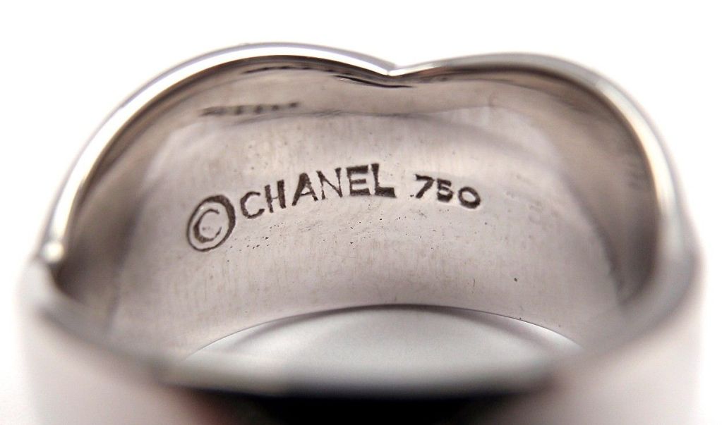 Chanel Diamond White Gold Ring For Sale at 1stDibs | chaneldiamond ...