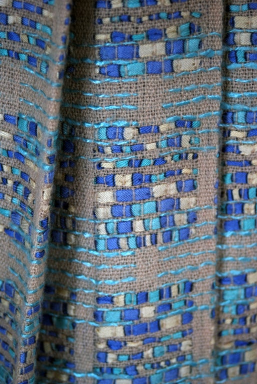 1970's Chanel Ribbon-Weave Wool Pleated-Skirt Fitted Dress Suit at ...