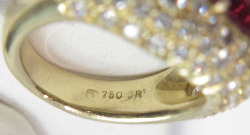 Harry Winston Ruby and Diamond Ring at 1stDibs | harry winston ruby rings