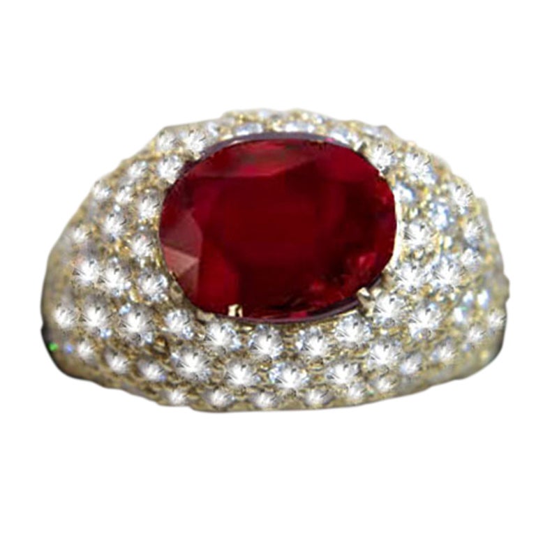 Harry Winston Ruby and Diamond Ring at 1stDibs | harry winston ruby rings