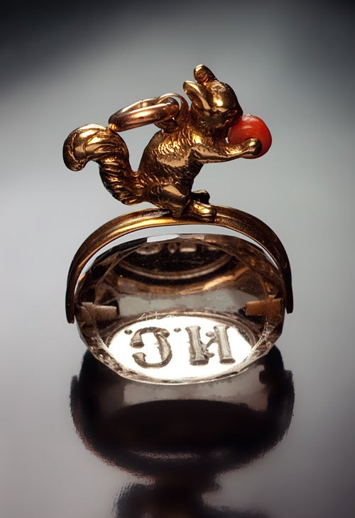 Antique Russian Fob Seal Pendant at 1stDibs