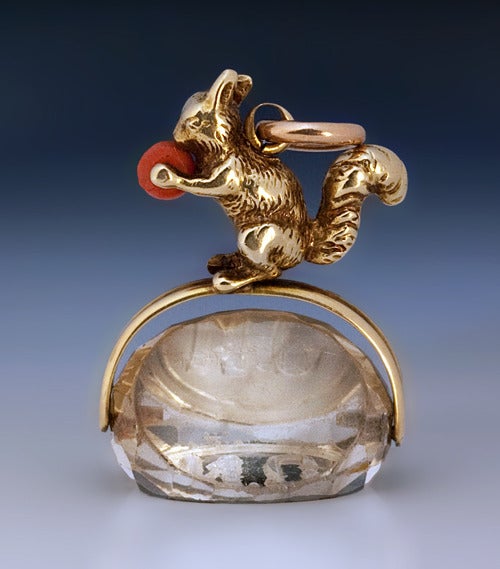 Antique Russian Fob Seal Pendant at 1stDibs