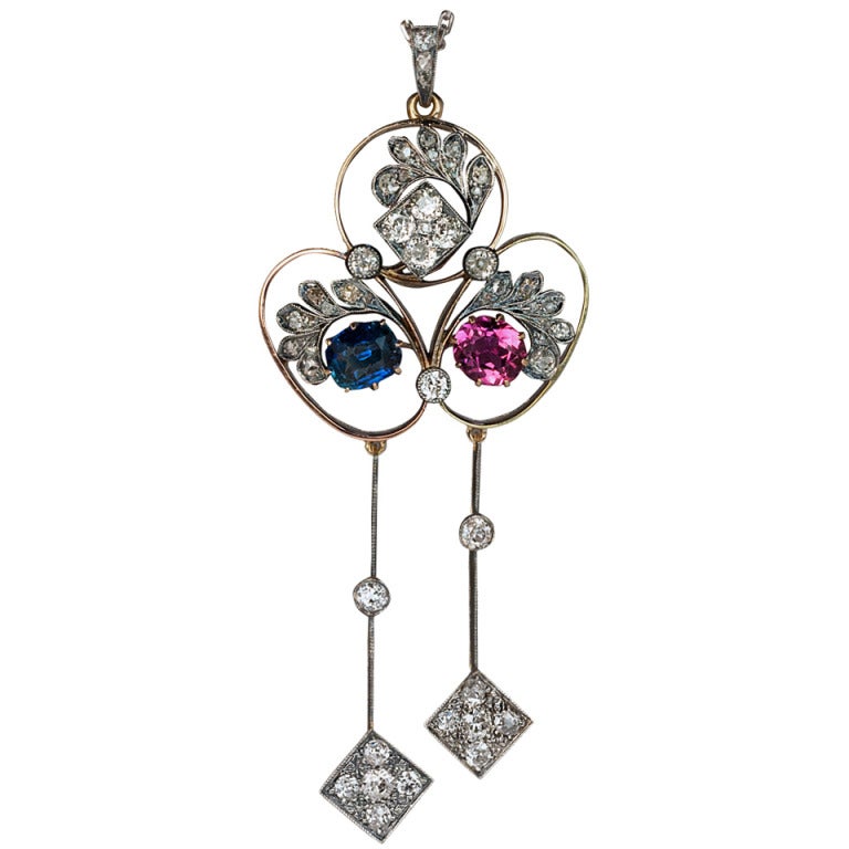 Antique Negligee Pendant at 1stDibs