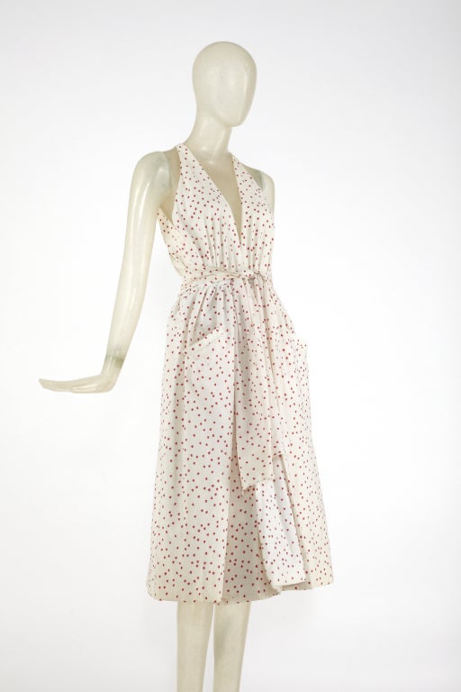 HALSTON Heart Dress at 1stDibs
