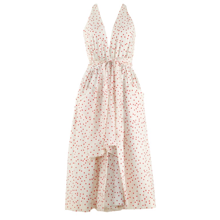 HALSTON Heart Dress at 1stDibs