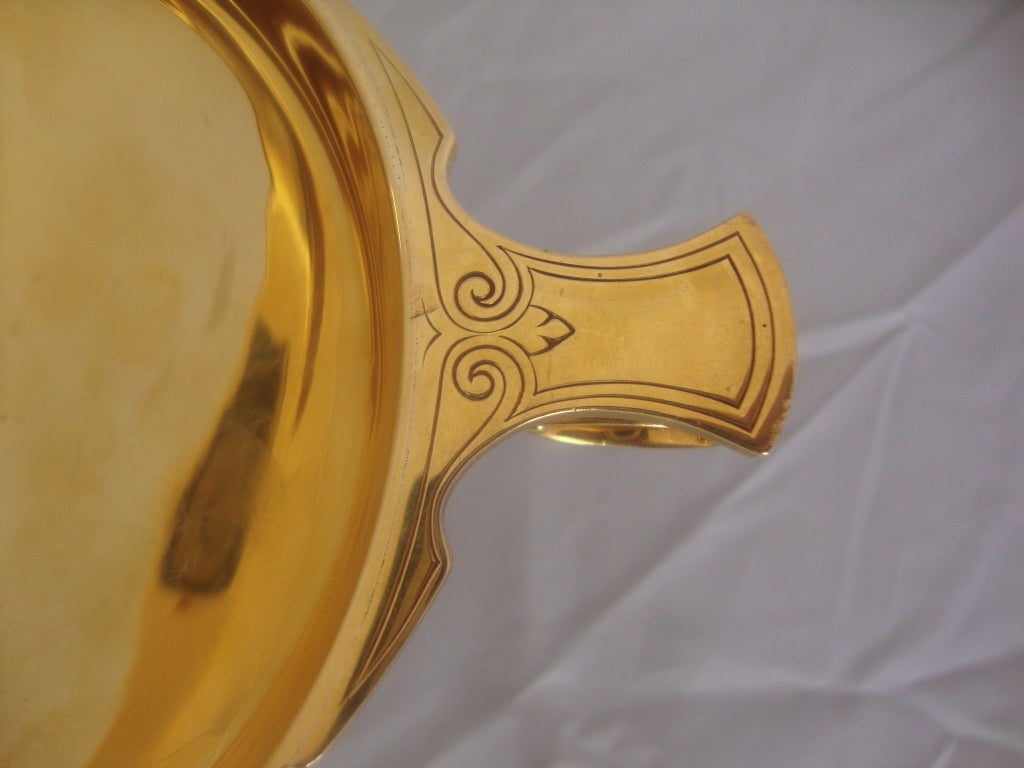 TIFFANY and CO. Rare Solid Gold Trophy at 1stDibs