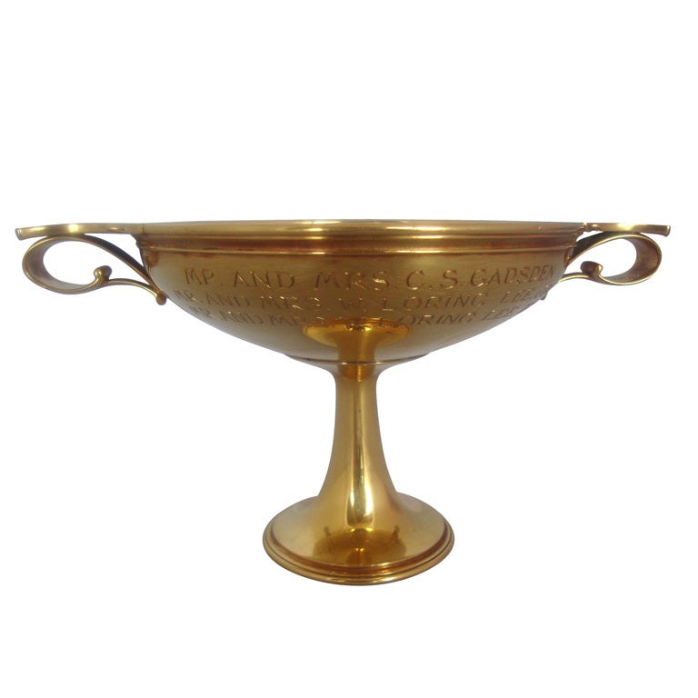 TIFFANY and CO. Rare Solid Gold Trophy at 1stDibs