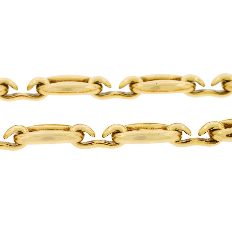 CARTIER PARIS Long Link Heavy Gold Chain at 1stDibs | heavy gold chain ...