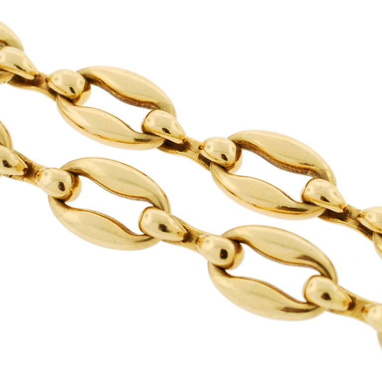 CARTIER PARIS Long Link Heavy Gold Chain at 1stDibs | heavy gold chain ...