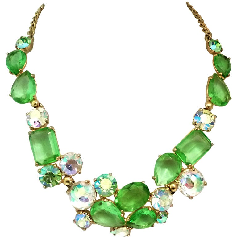 Vintage Pretty Signed Schiaparelli Necklace at 1stDibs | schiaparelli ...