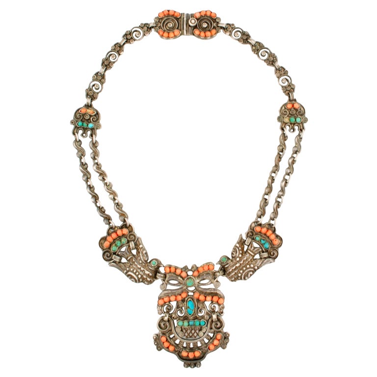 Matl Matilde Poulat Frida Necklace C1940 At 1stdibs
