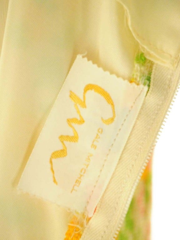 1960's Floral Bramson/ Gale Mitchell Dress and Coat Ensemble at 1stDibs ...