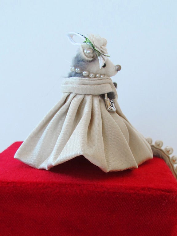 Couture Mouse Inspired By Coco Chanel As Made By Helpers at 1stDibs