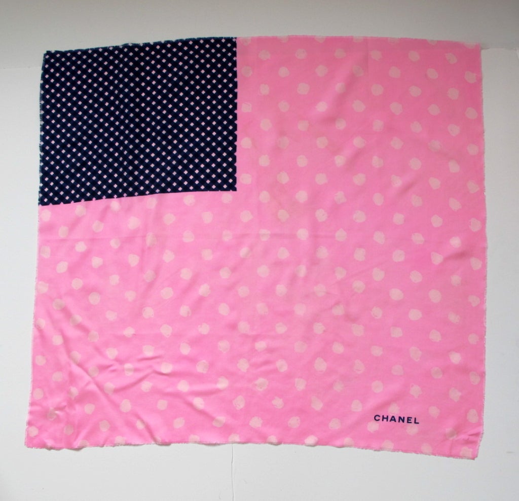 Vintage Chanel Scarf For Sale at 1stDibs
