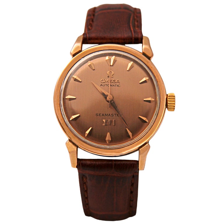 OMEGA Rare Yellow Gold Special Edition "XVI Olympic" Seamaster ...