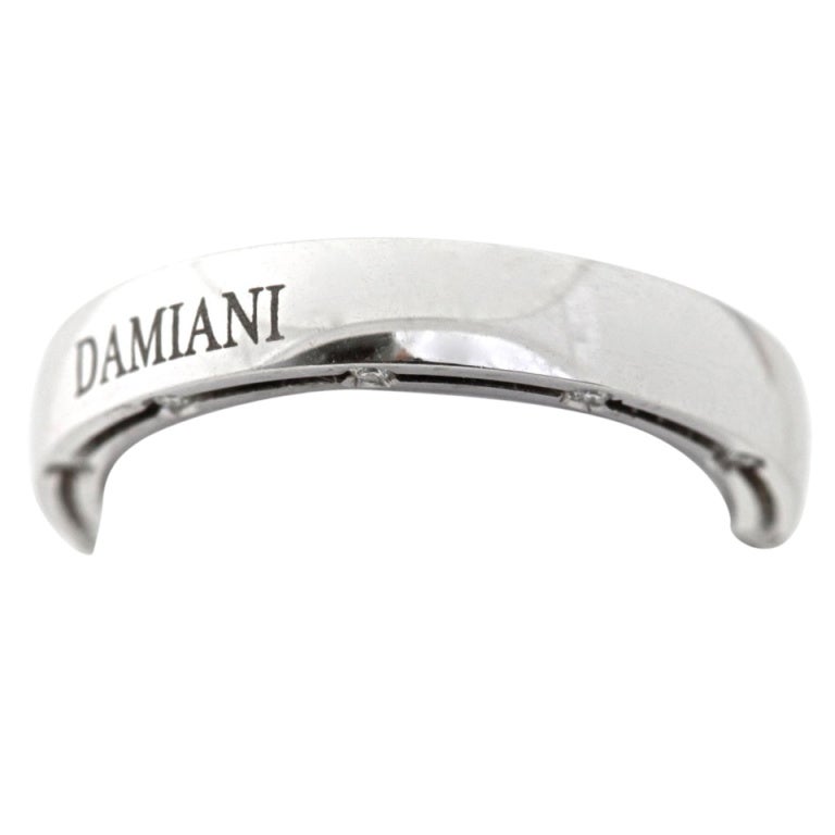 DAMIANI Twenty Diamond Gold Unity Ring For Sale at 1stDibs