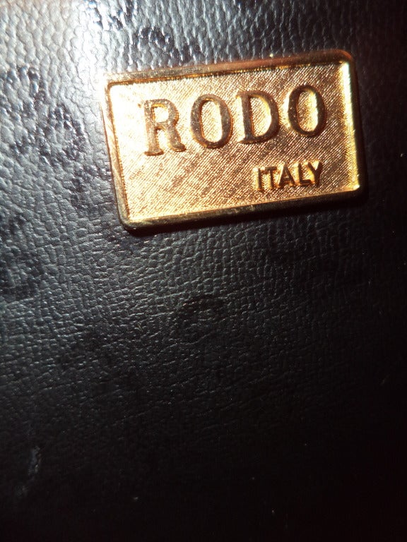 Vintage RODO Firenze Wicker Clutch Handbag NM at 1stDibs