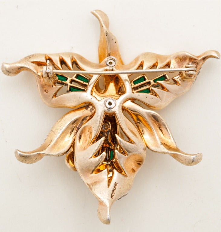 A Stunning 1940's Retro Brooch by Mazer at 1stDibs