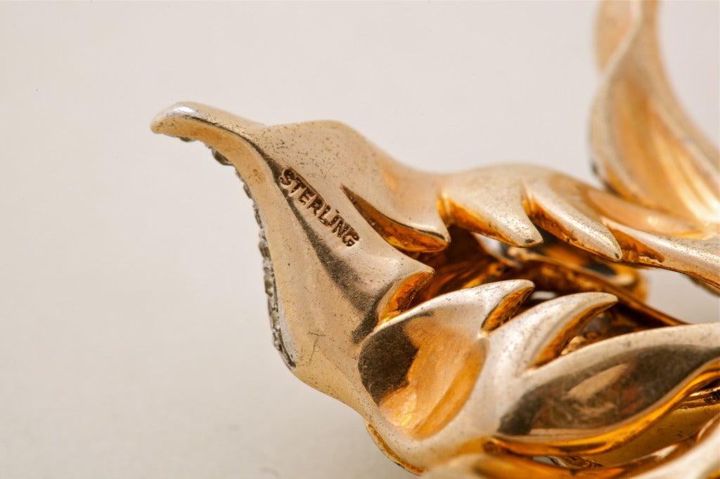 A Stunning 1940's Retro Brooch by Mazer at 1stDibs