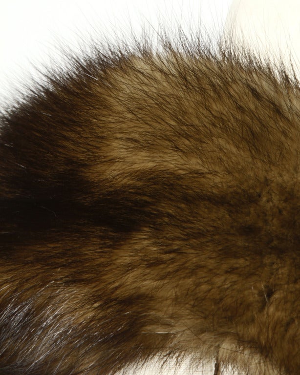Luxurious Sable Fur Wrap- Long Vintage 41" Stole / Fling at 1stDibs