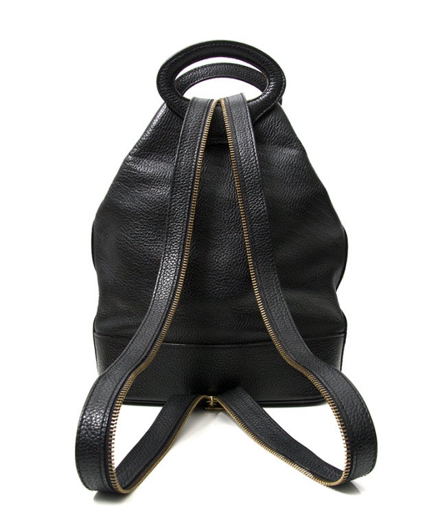 Delvaux Backpack or Shoulder Bag Black Calfskin at 1stDibs