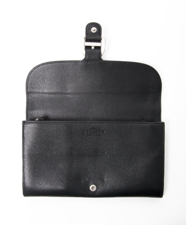 Delvaux Black Leather Wallet at 1stDibs