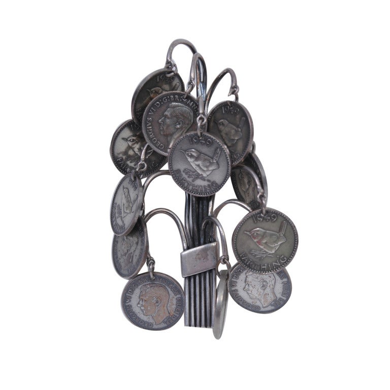 Joseff Money Tree Brooch at 1stDibs