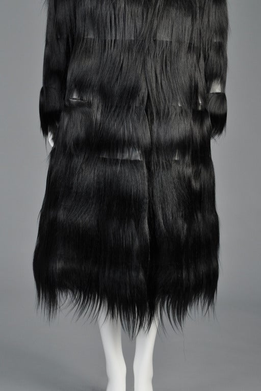 1970s Monkey Fur + Leather Coat at 1stDibs | monkey fur coat, monkey in ...