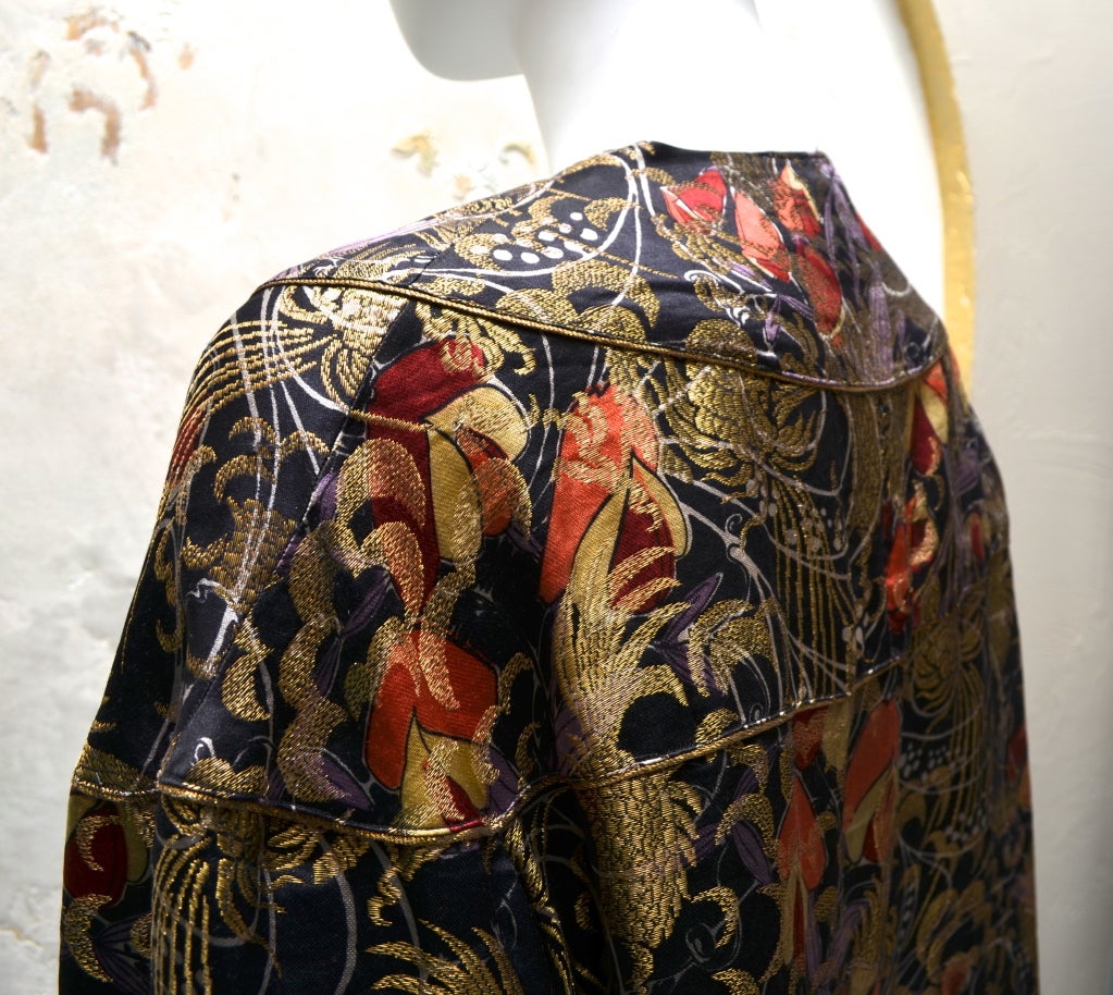 Liberty 1920 Lame Evening Coat at 1stDibs | liberty lame