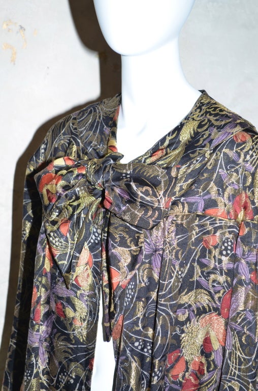 Liberty 1920 Lame Evening Coat at 1stDibs | liberty lame