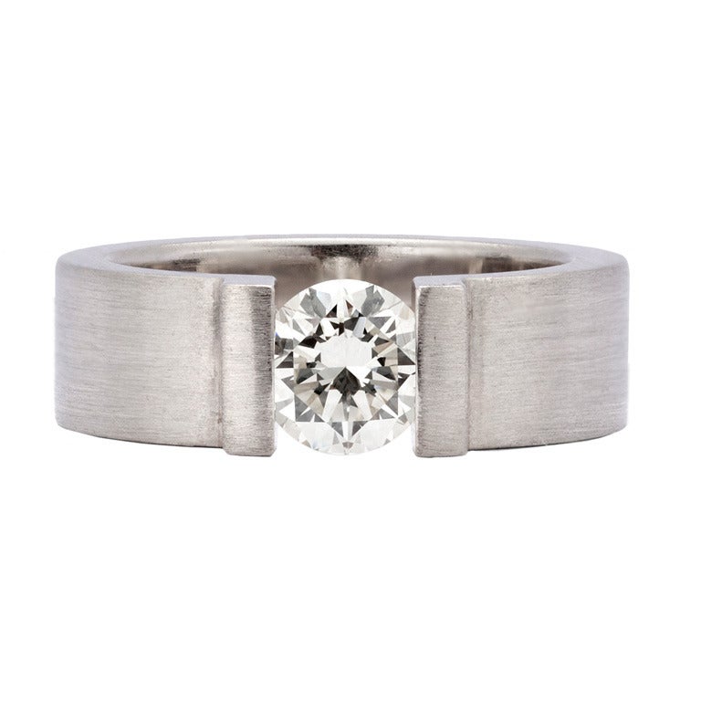 Niessing Solitaire Diamond Ring at 1stDibs | niessing sale