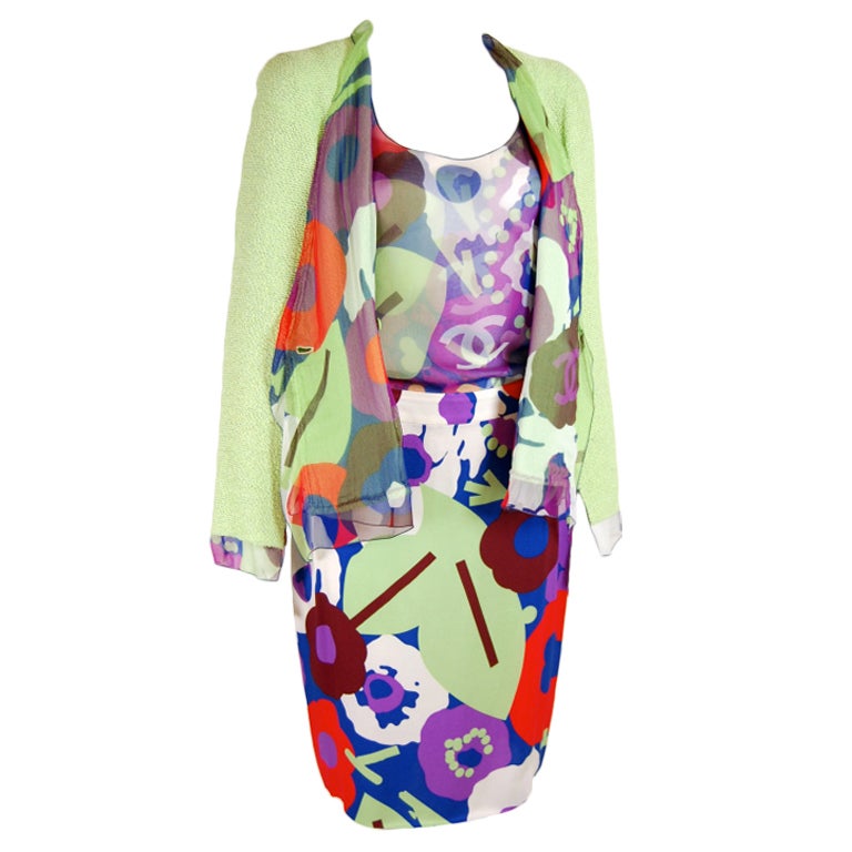 Chanel Springtime Suit Set at 1stDibs