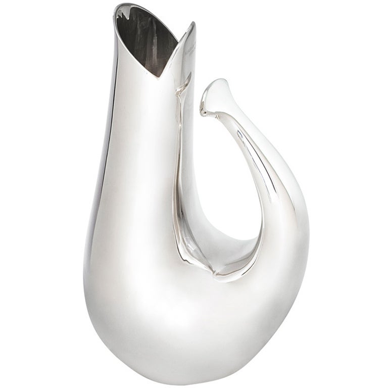 The Silver Gurgling Fish Pitcher For Sale at 1stDibs