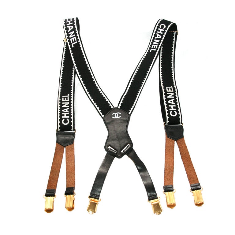 The Chanel Black Strap at 1stDibs