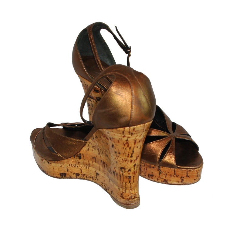 Christian Dior Wedge Shoes - 9 For Sale on 1stDibs | christian dior ...