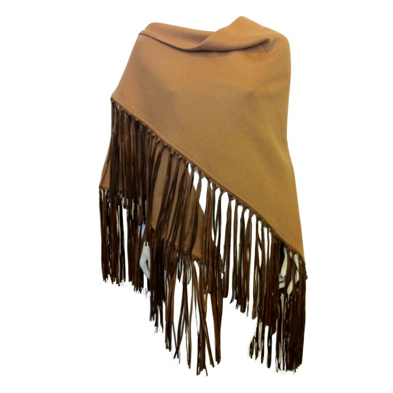 Hermes Brown Cashmere Shawl at 1stDibs | brown cashmere wrap