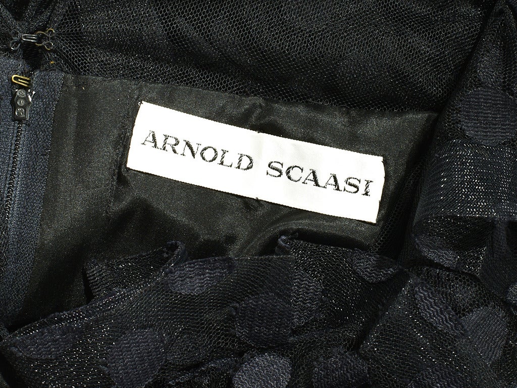 Scassi Tiered Cocktail Dress at 1stDibs