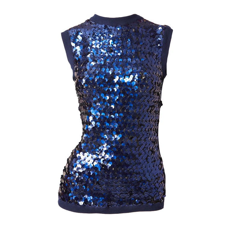 Yves St. Laurent Sequined Shell at 1stDibs
