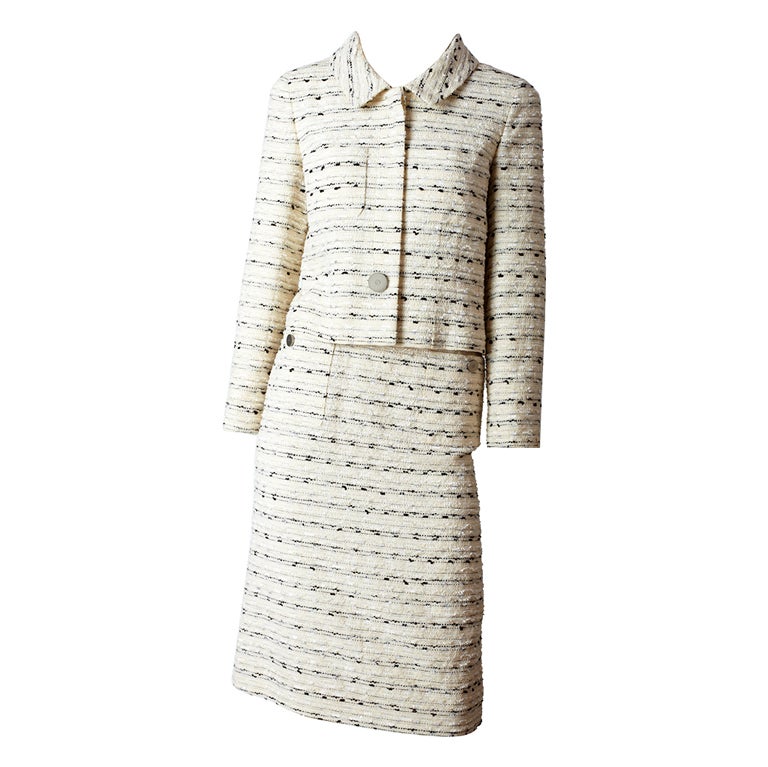 Chanel Tweed Suit at 1stDibs