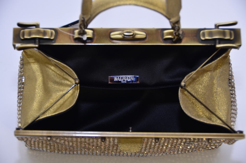 Balmain Swarovski Crystals Limited Edition Handbag New at 1stDibs