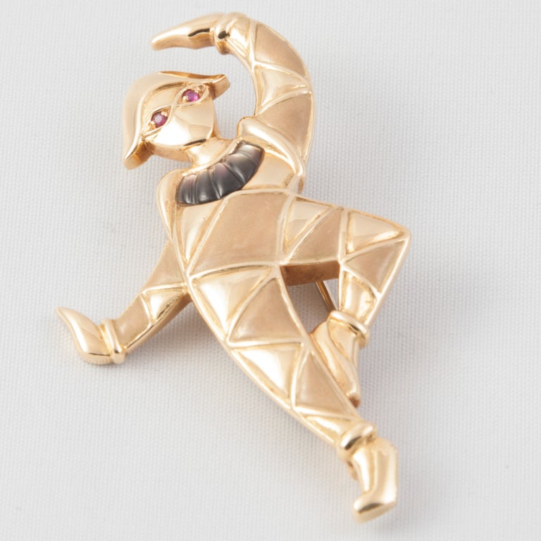 Harlequin Pin by Mauboussin For Sale at 1stDibs