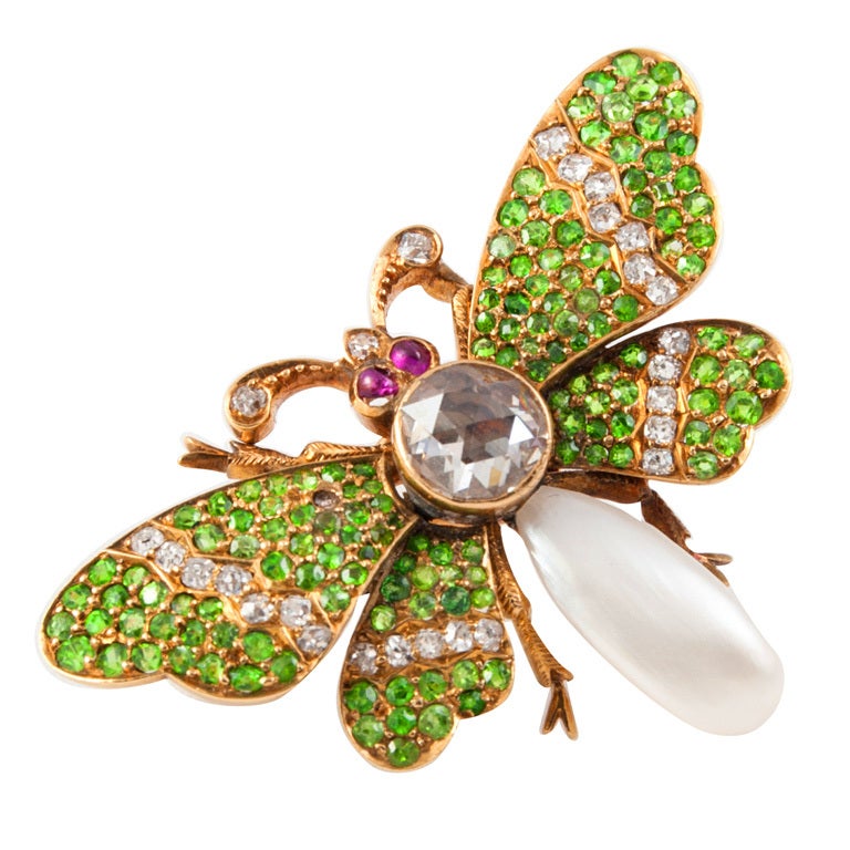 Butterfly Pin For Sale at 1stDibs