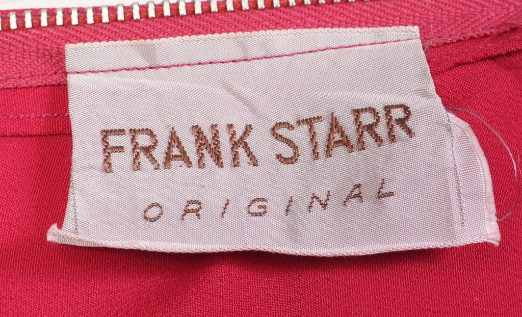 1950's Frank Starr Cocktail Dress at 1stDibs | frank starr dress